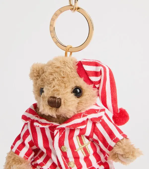 Harrods Henry Bear Keyring - Red