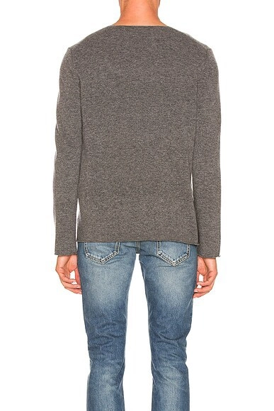 Play Comme Des Garcon Logo Emblem Sweatshirt - Grey