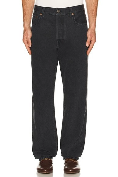 Valentino Garavani Patch Denim Jeans - Nero