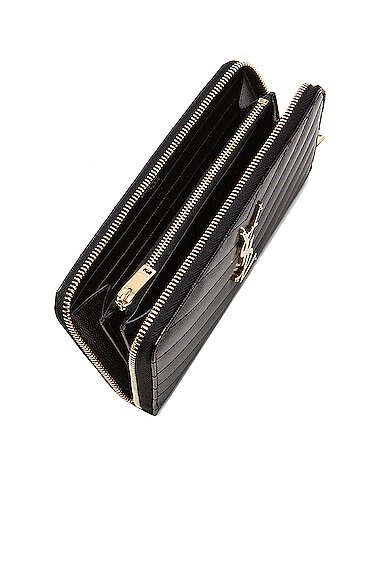 Saint Laurent Monogramme Zip Wallet