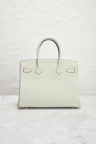 Hermès Clemence Birkin 30 Handbag - Gris Neve