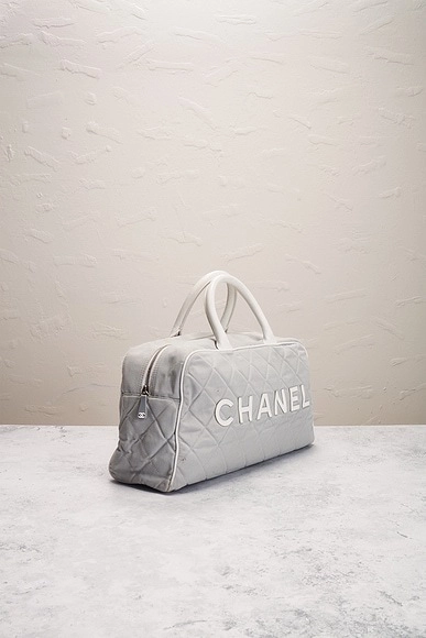 Chanel Logo Sport Bowling Bag