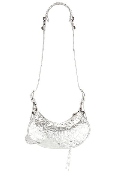 Balenciaga Le Cagole Xs Shoulder Bag - Silver