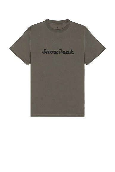 SNOW PEAK Typography T-shirt