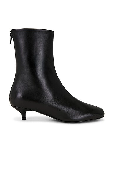 TOTEME Day Nappa Ankle Boots - Black