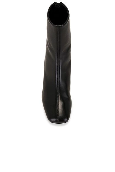 TOTEME Day Nappa Ankle Boots With Kitten Heel