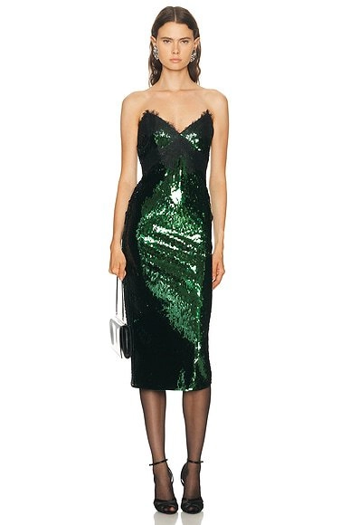 Retrofete Ellen Dress - Pine