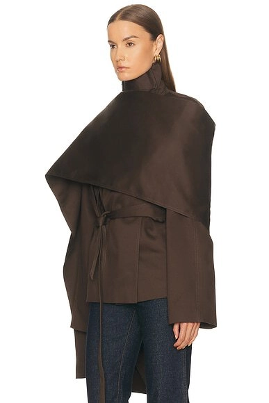 EAVES Yuna Crop Trench - Espresso