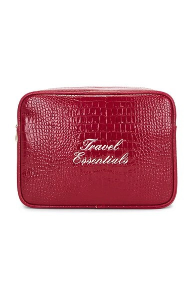ABBODE Travel Essentials Croc Effect Pouch