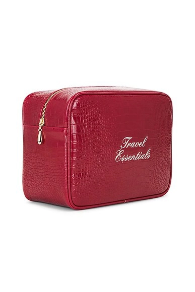 ABBODE Travel Essentials Croc Effect Pouch