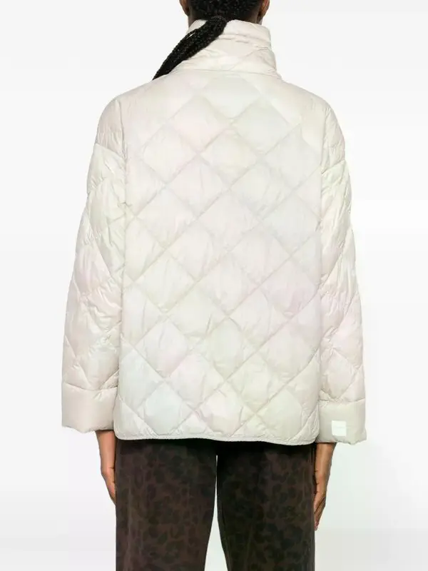 Max Mara Quilted High Neck Jacket