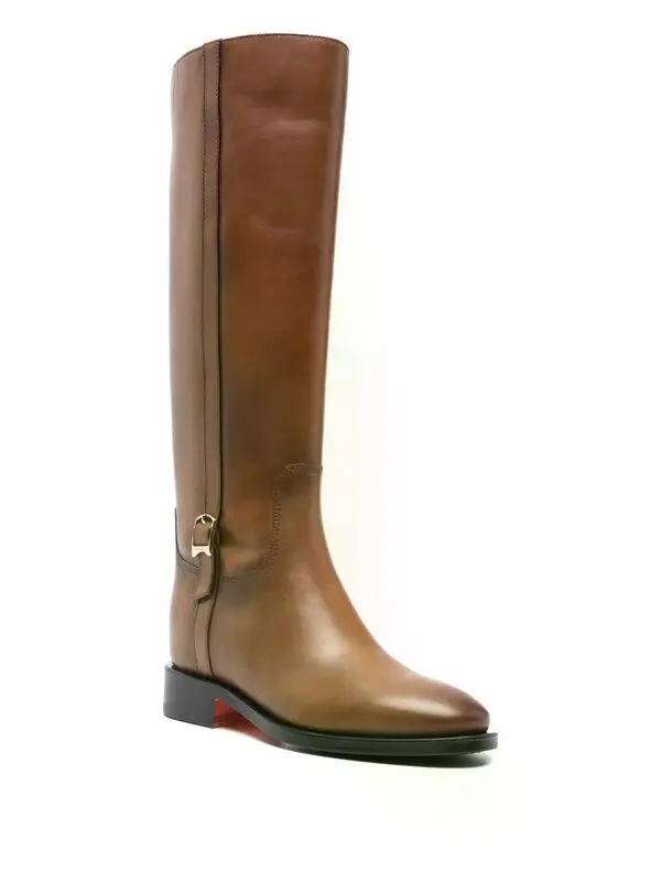 Santoni Buckled Knee-high Boots