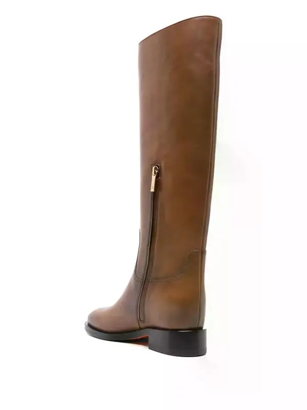 Santoni Buckled Knee-high Boots