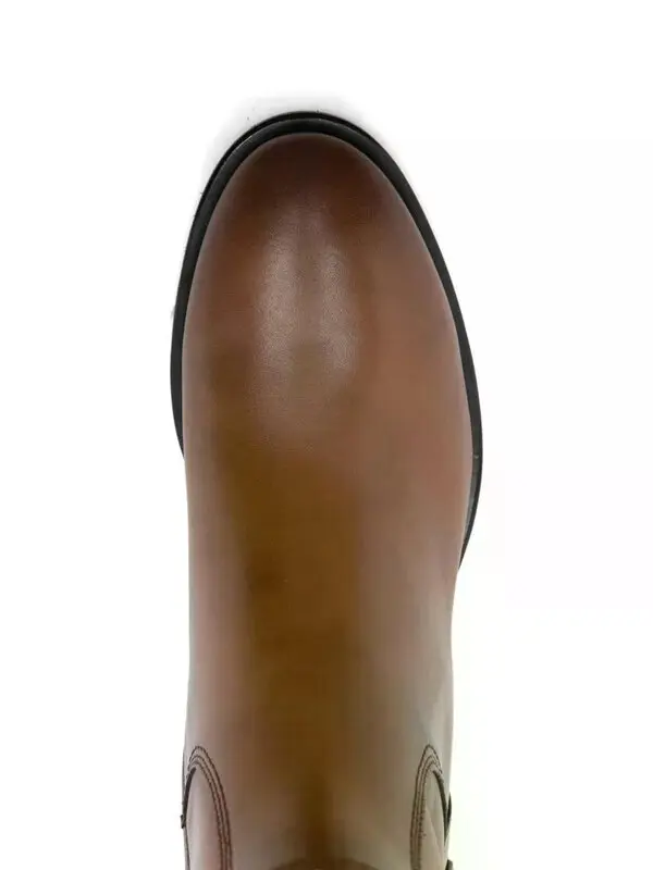 Santoni Buckled Knee-high Boots