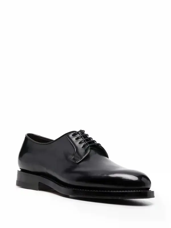 Santoni Leather Derby Shoes