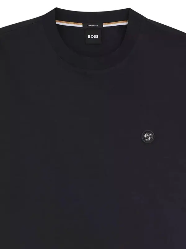 BOSS Round-neck Appliqué T-shirt