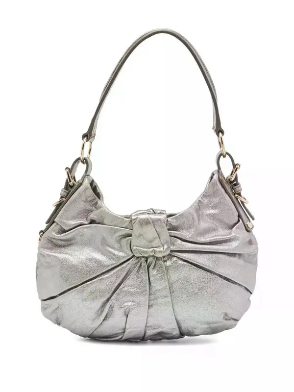 Saint Laurent Bow-detail Leather Shoulder Bag