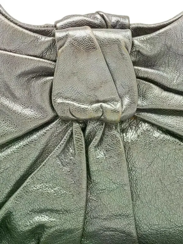 Saint Laurent Bow-detail Leather Shoulder Bag