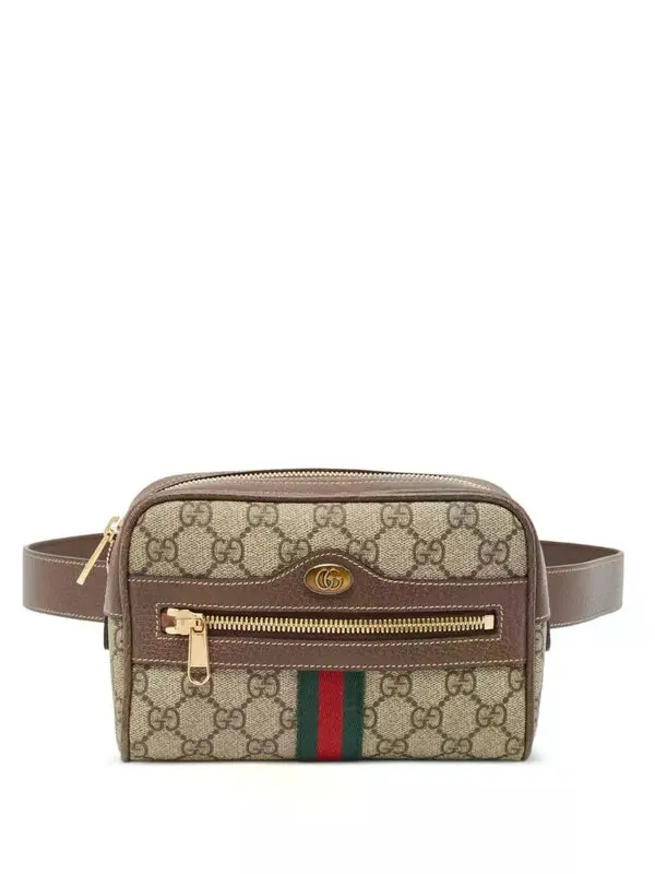 Gucci Ophidia Gg Supreme Belt Bag - Neutrals