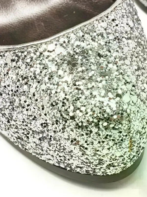 Philipp Plein Glitter Snakeskin Pumps