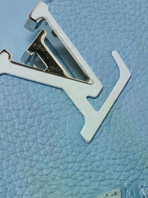 LOUIS VUITTON Capucines Bb Handbag - Blue