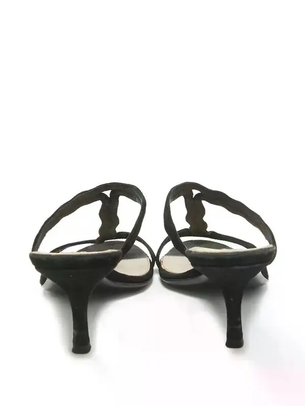 Prada Suede Slip-on Sandals