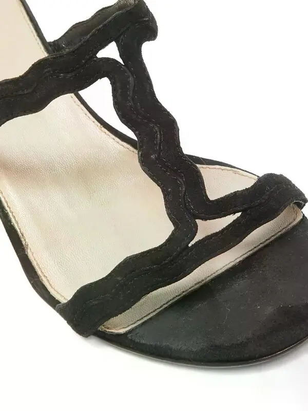 Prada Suede Slip-on Sandals