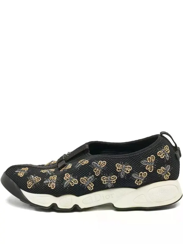 Dior Bee Embellished Mesh Sneakers