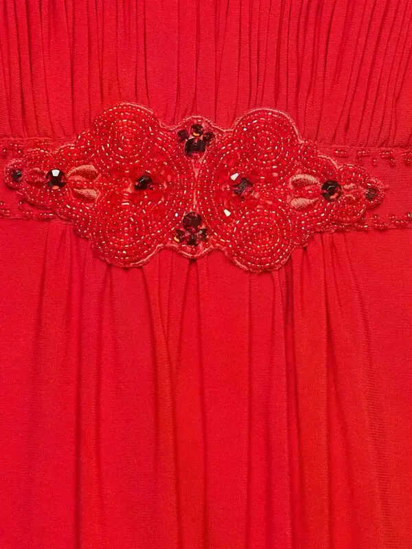 Jenny Packham Halterneck Embellished Maxi Dress