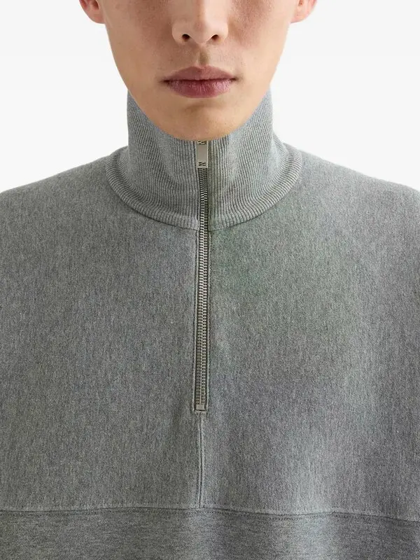 JIL SANDER High-neck Zip-up Sweatshirt