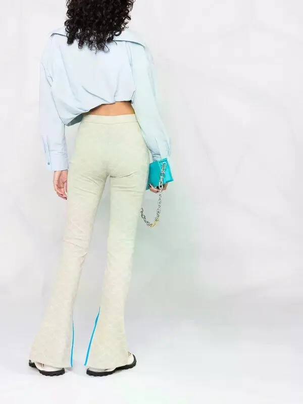 Off-White Monogram Ankle-slit Trousers
