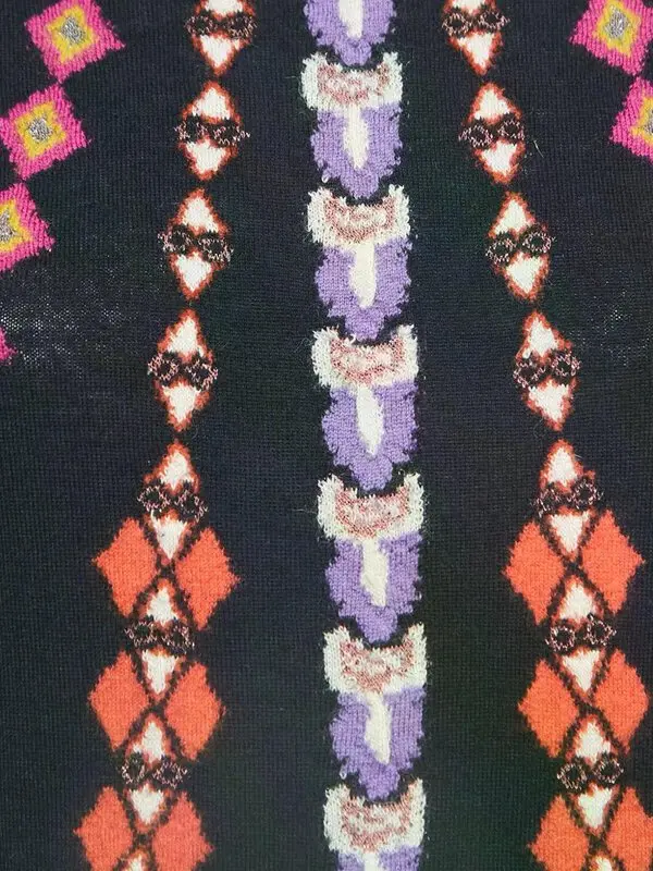 Etro Geometric Pattern Long Sleeve Top