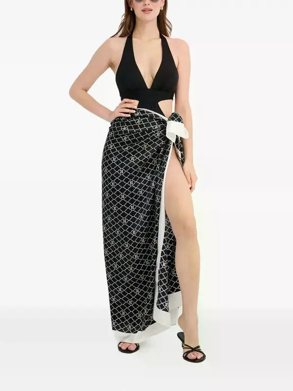 Max Mara Cassie Halterneck Cut-out One-piece Swimsuit