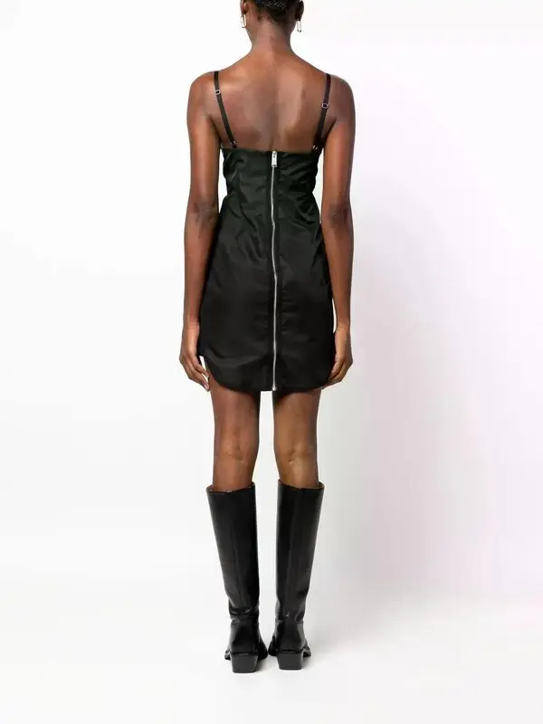 Heron Preston Satin Corset Mini Dress