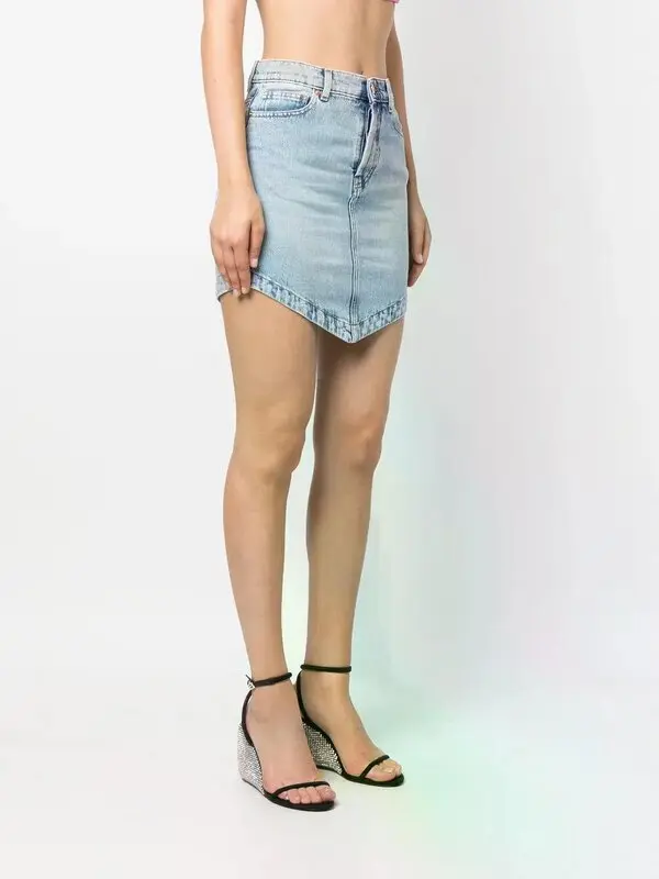 Alexandre Vauthier High-waisted Denim Skirt