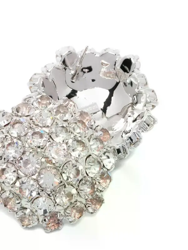 SELF-PORTRAIT Crystal Flower Earrings