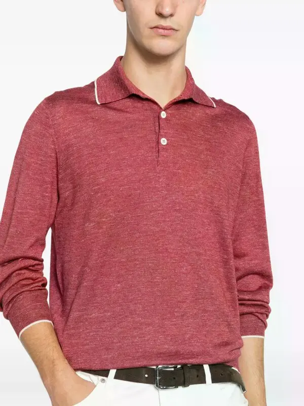 Brunello Cucinelli Trim-detail Polo Shirt