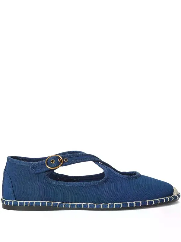 Polo Ralph Lauren Crisscross Grosgrain Espadrilles - Blue