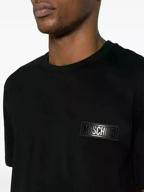 Moschino Logo-appliqué Cotton T-shirt