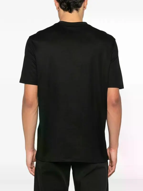 Emporio Armani Logo-embroidered T-shirt