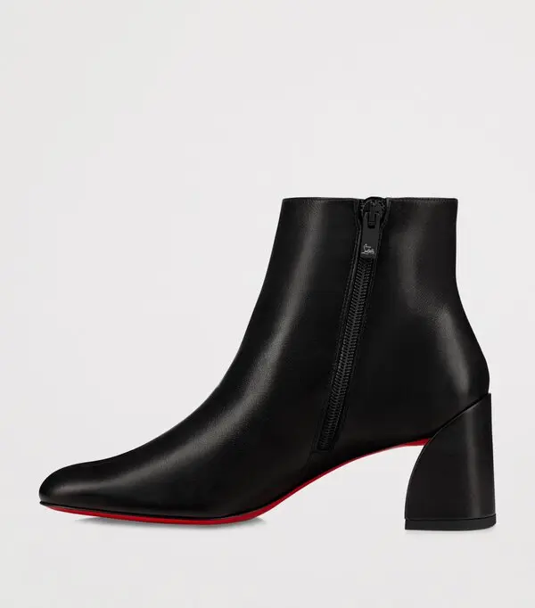 CHRISTIAN LOUBOUTIN Jane Leather Heeled Ankle Boots