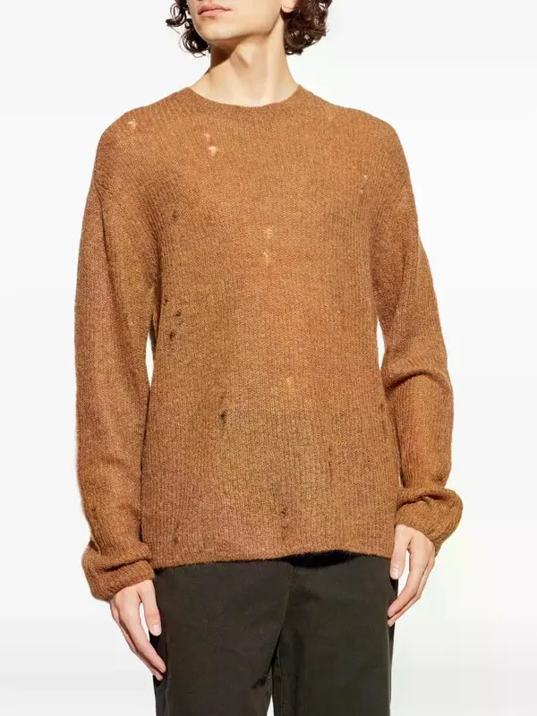 ALLSAINTS Distressed Knit Sweater