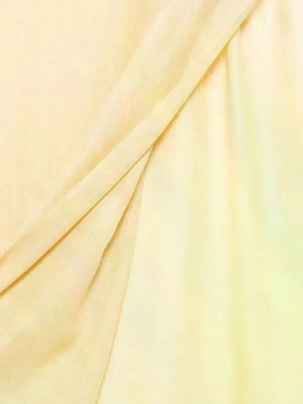 AKEE INTERNATIONAL Raw-edge Scarf - Yellow