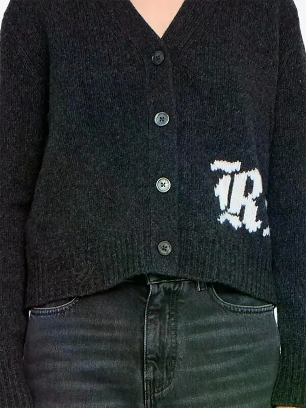 Zadig&Voltaire Dark Merino Wool Cardigan