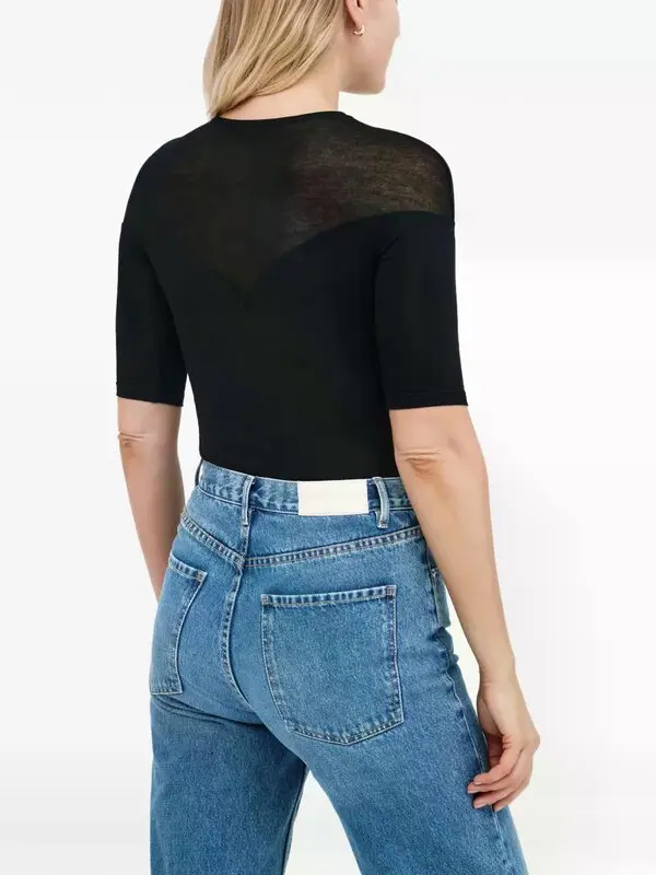 MARCELLA Adeline Sheer Panel Top
