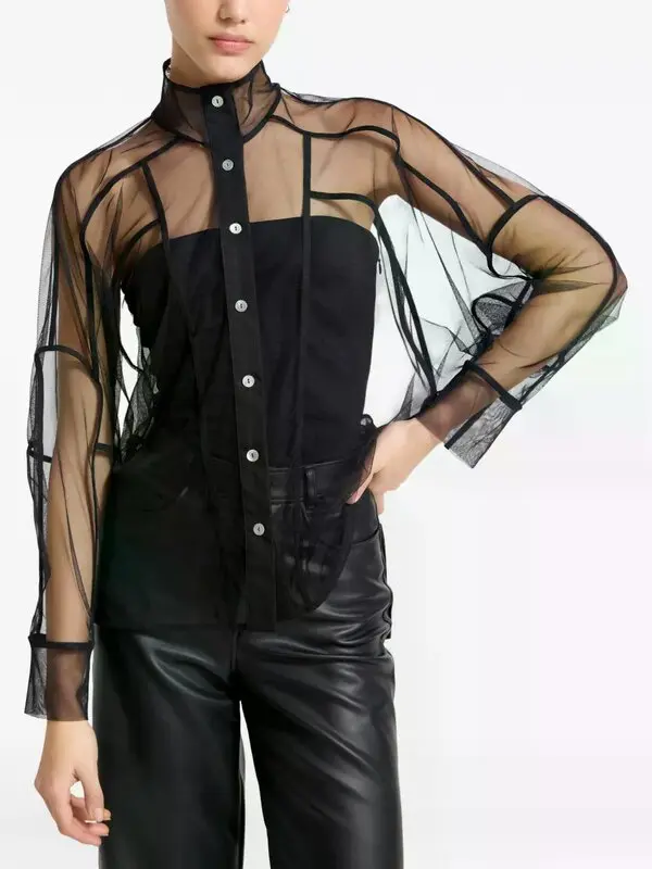MARCELLA Mesh Seam Shirt