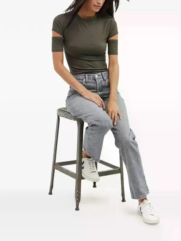 MARCELLA Esme Cut-out Top - Green