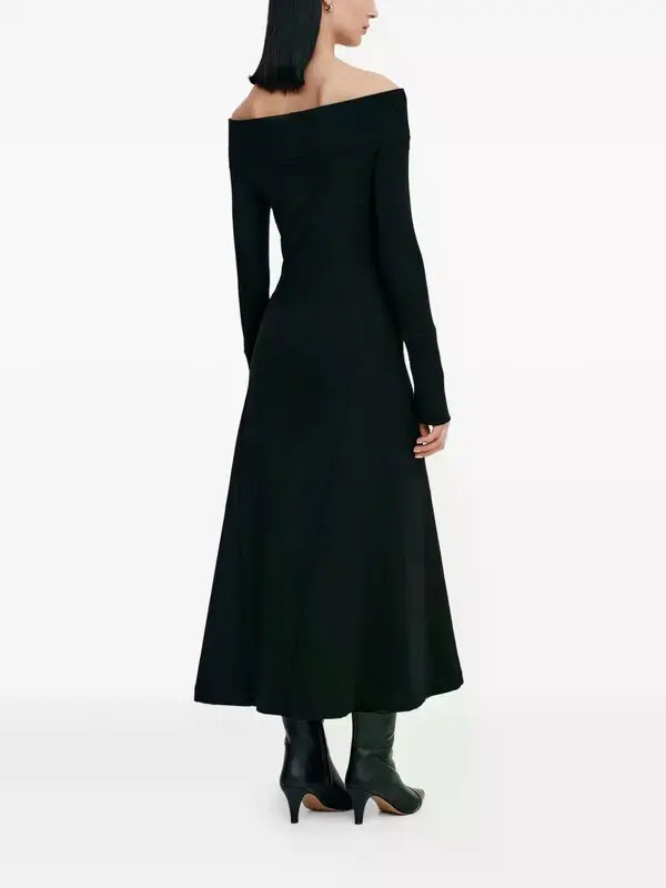 MARCELLA Tilly Ribbed Midi Dress