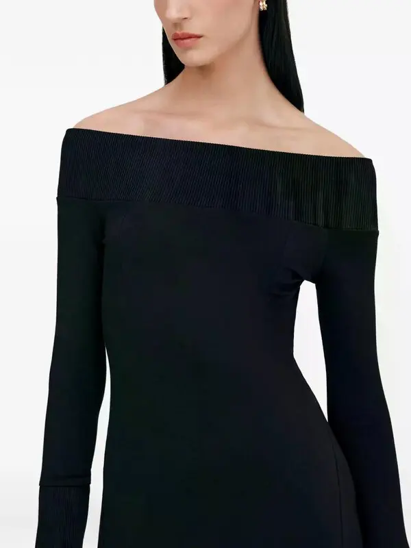 MARCELLA Tilly Ribbed Midi Dress