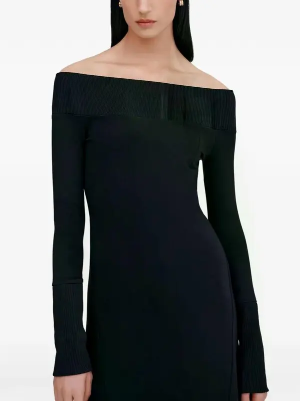 MARCELLA Tilly Ribbed Midi Dress